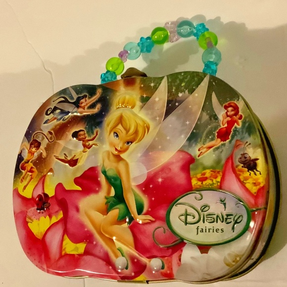 Disney | Accessories | Tinker Bell Pixie Hollow Tin Purse Coin Money ...
